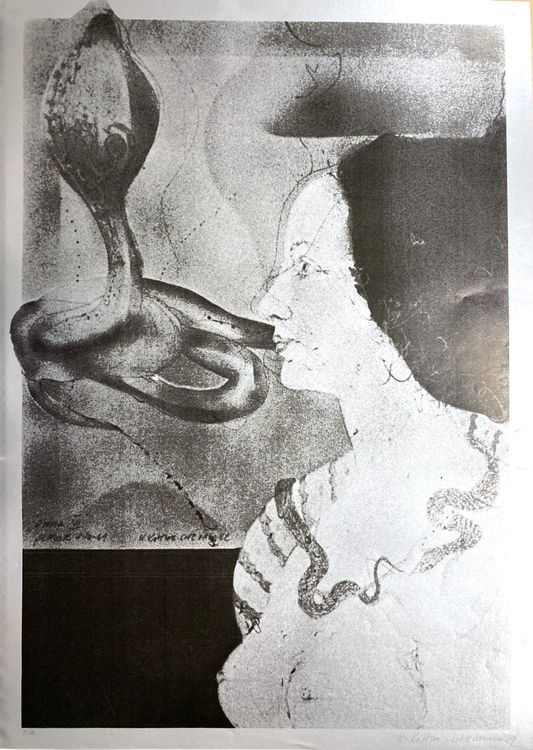 Walter Kohler-Chevalier Lithografie 1969 (Neu (gemäss Beschreibung)) in ...