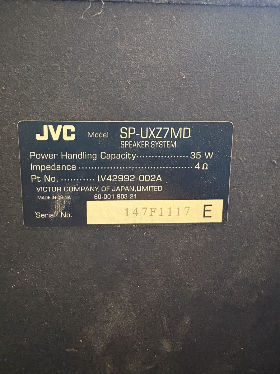 Chaîne Hi-Fi JVC CD, MD, cassette, radio (D'occasion) à Neyruz-sur ...