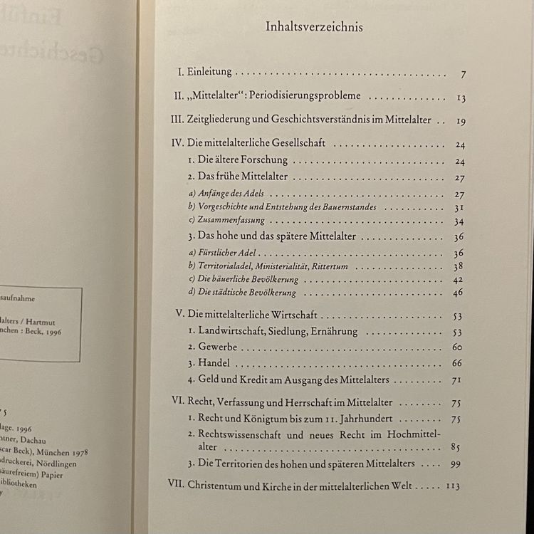 Einführung in die Geschichte des Mittelalters (Gebraucht) in Schwyz für CHF 3 – mit Lieferung ...