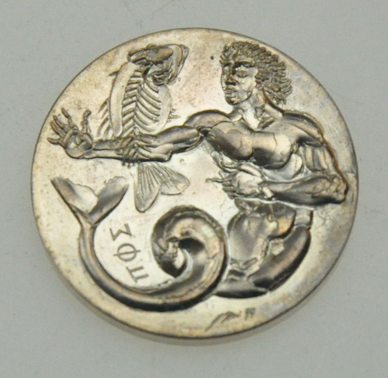 Hans Erni Silbermedaille Vier Elemente: Wasser 1977 (Gebraucht) in Wettingen für CHF 46 – mit ...