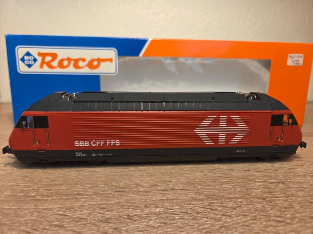Roco 43655 E-Lok Re 460 SBB H0 (D'occasion) à St-Aubin-Sauges pour CHF ...