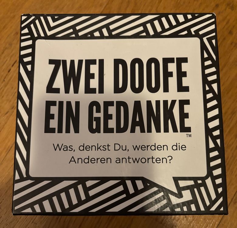 Zwei Doofe ein Gedanke - Partyspiel für lustige Runden! (Neu (gemäss ...