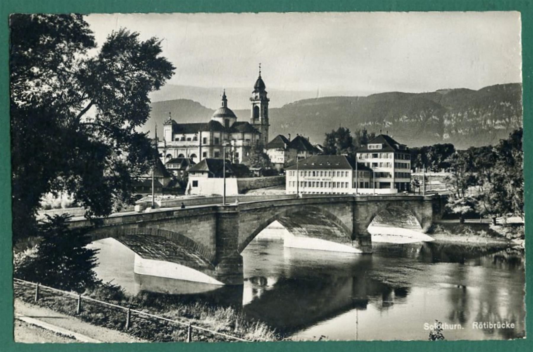 Solothurn, Rötibrücke, um 1950 (Gebraucht) in Sargans für CHF 0.7 – mit Lieferung auf Ricardo kaufen