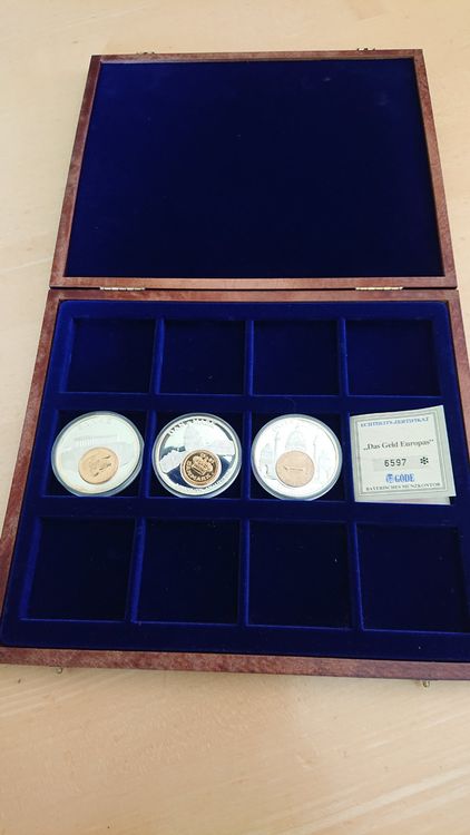 Europäische Gedenkmünzen "Das Geld Europas" in Schatulle (Neu (gemäss ...