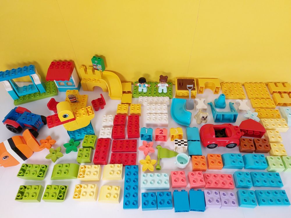 LEGO DUPLO 10914 Deluxe Steineset + Ente, Fisch, Traktor... (Gebraucht ...