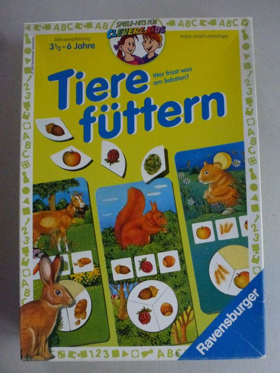 Tiere füttern - Wer frisst was am liebsten? - Ravensburger (Gebraucht ...