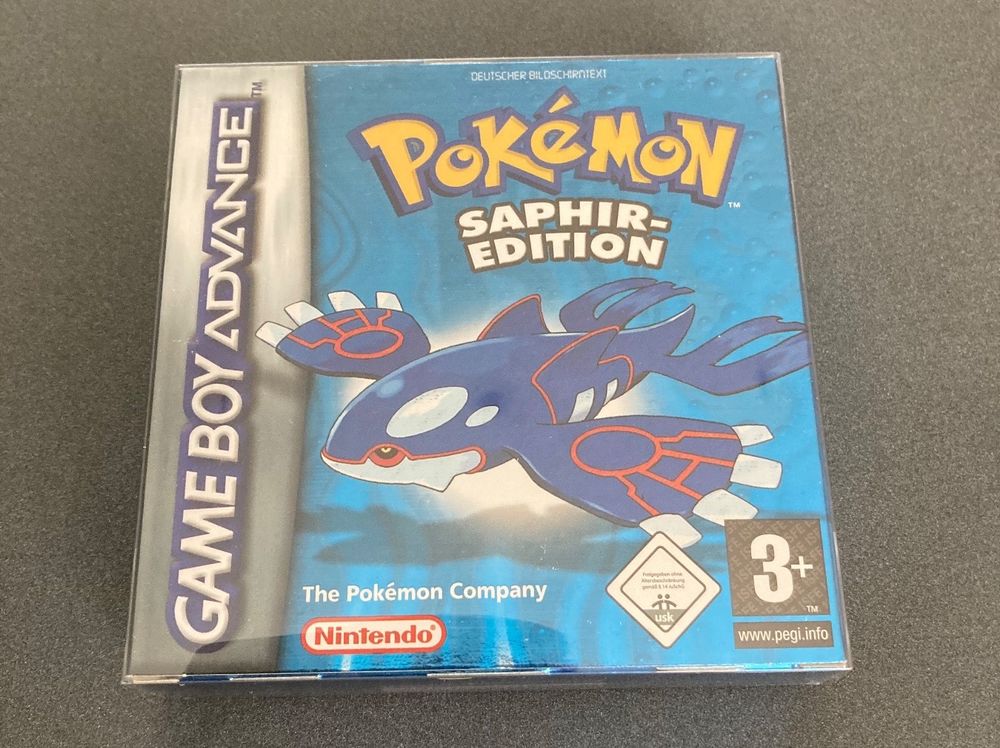 Nintendo GBA Pokemon Saphir-Edition OVP mit Anleitung (Gebraucht) in ...