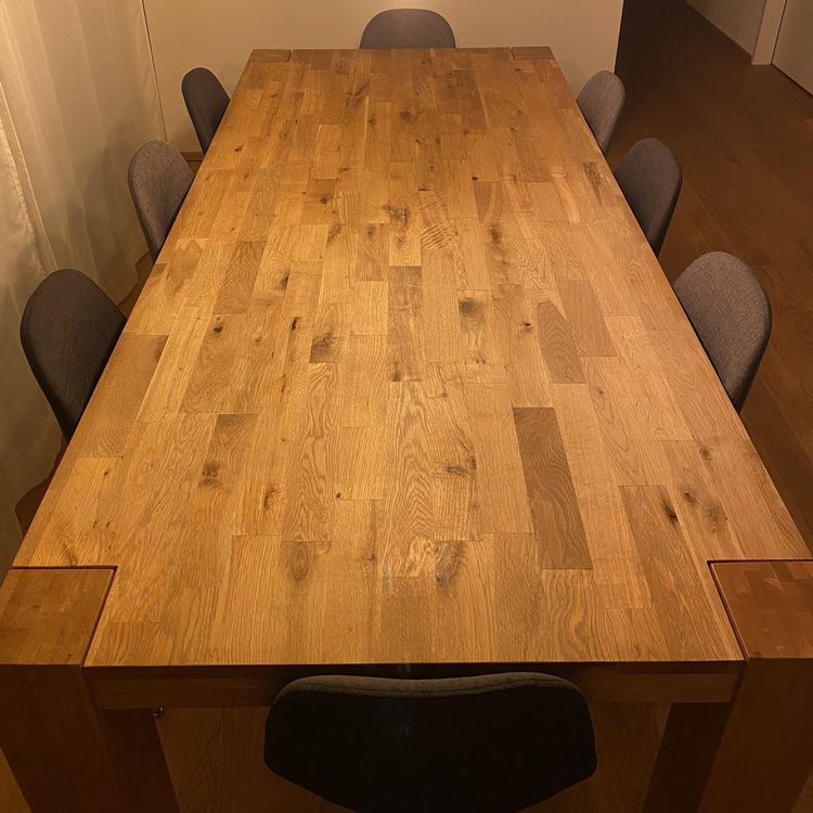 Massiver Holztisch (Esstisch für 8-10 Personen) | Kaufen auf Ricardo