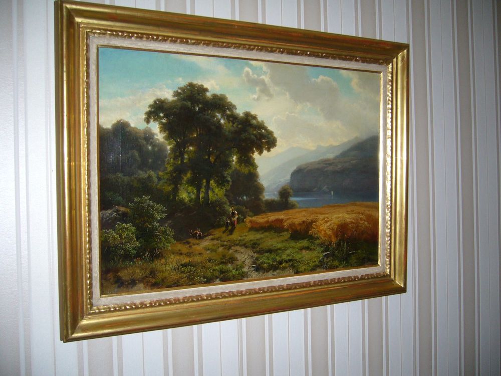 ** Traugott Schiess 1834 /69 St. Gallen Oil Gemälde sig. ** (Gebraucht ...