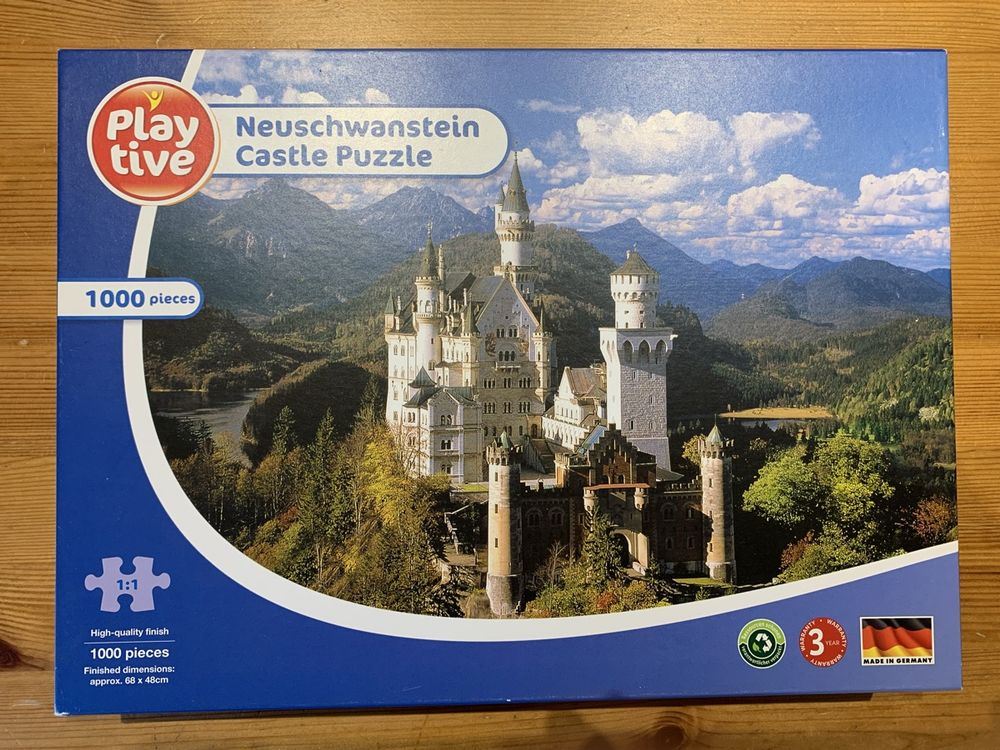 Playtive Puzzle Schloss Neuschwanstein 1000 Teile (Gebraucht) in ...
