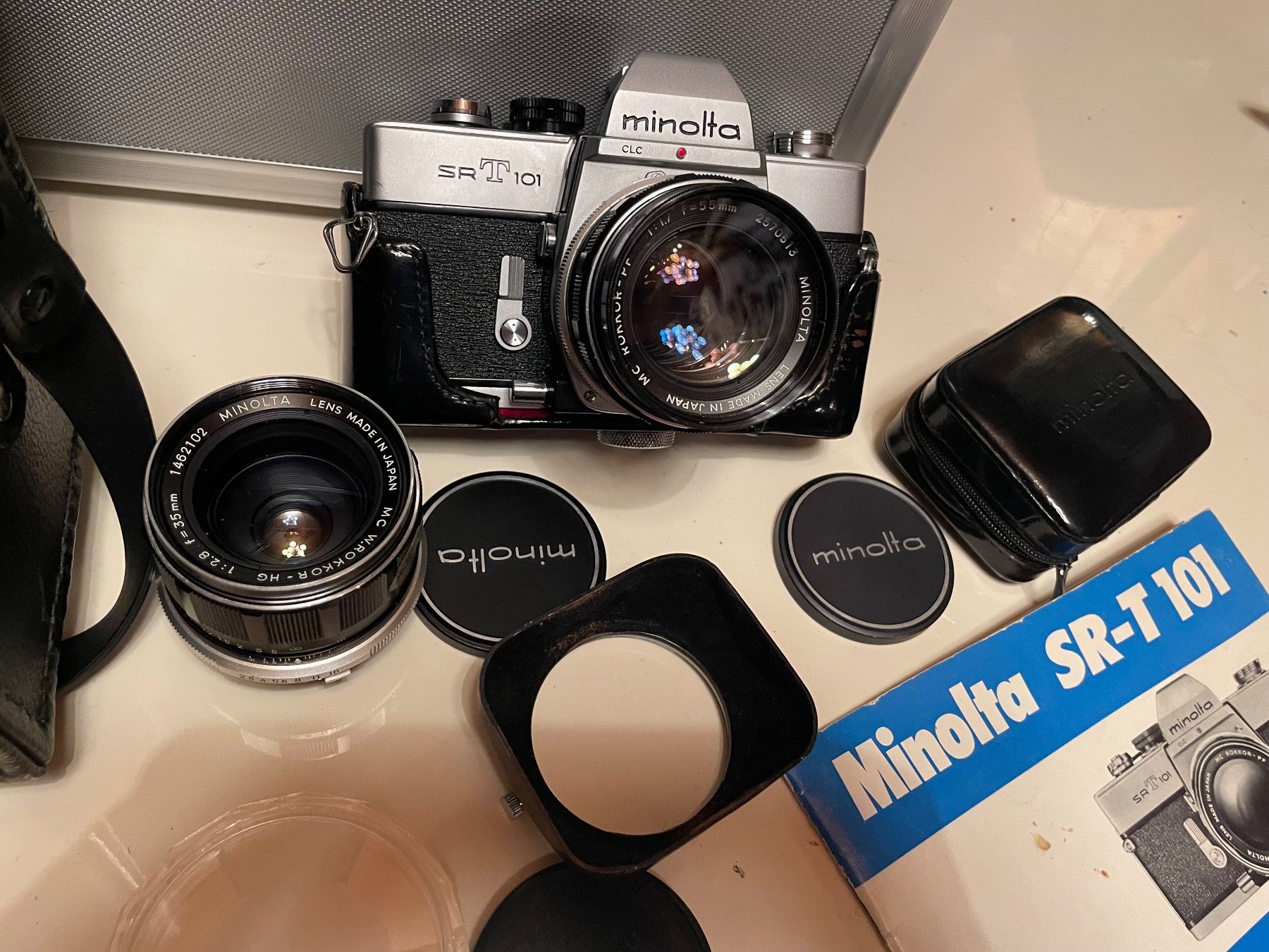 Minolta SRT 101 mit 2x objektiven vintage new (Gebraucht) in Zürich für ...