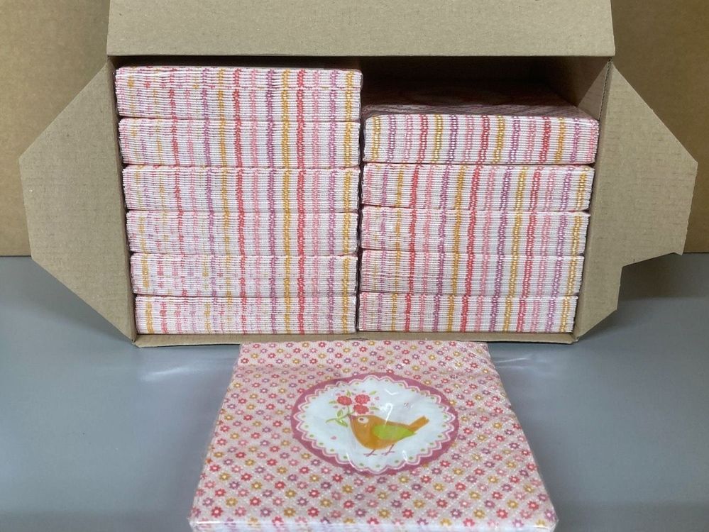 Servietten/Restposten Servietten 25x25cm (240stk)/OVP/Neu (Neu und originalverpackt) in ...