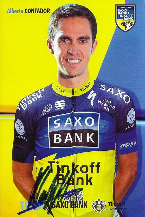 ALBERTO CONTADOR, Giro, TdF, Vuelta!, Originalunterschrift (Gebraucht ...