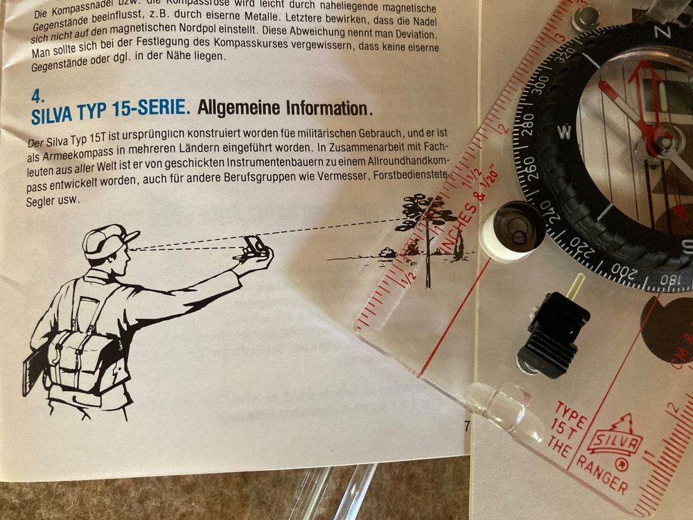 Silva Peil-Kompass Typ 15T (Gebraucht) in für CHF 11 – mit Lieferung ...