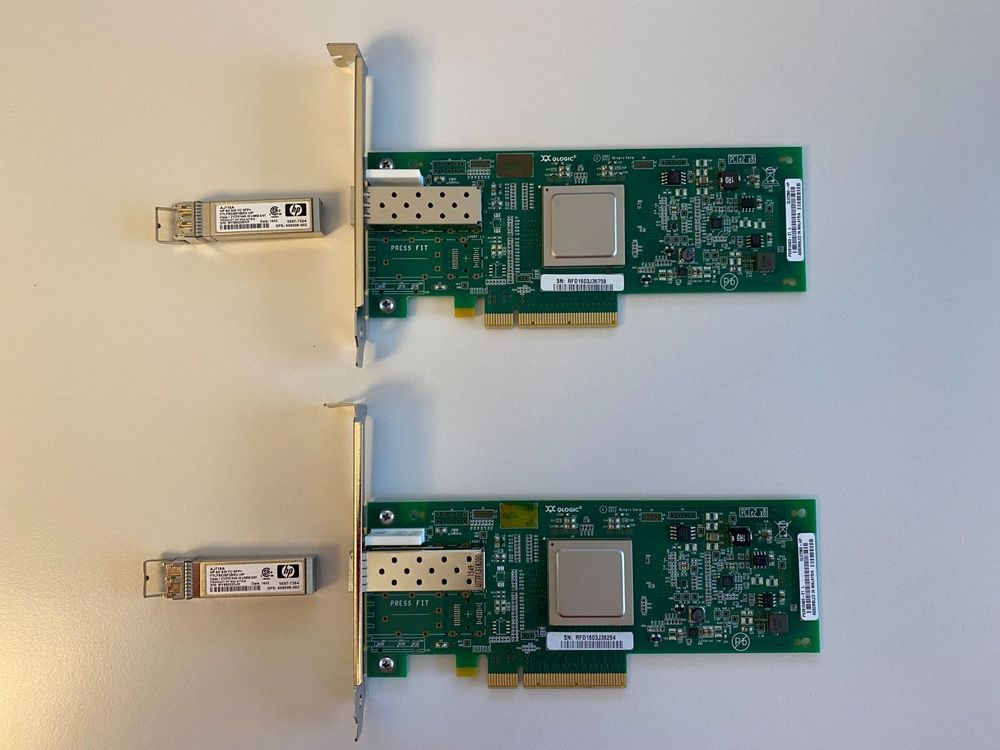 HP / QLogic QLE2560-HP FC-HBA 8Gbps PCIe x8, SP:489190-001 | Kaufen auf ...