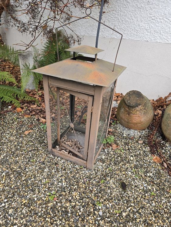 Antike Gartenlaterne Windlicht Laterne Shabby Chic Vintage (Gebraucht) in Balsthal für CHF 1 ...