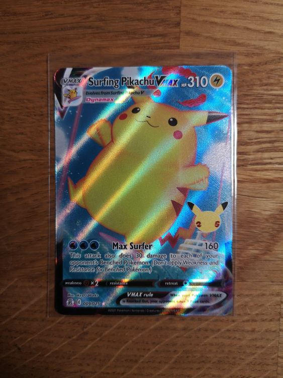 Pokemon Surfing Pikachu Vmax | Kaufen auf Ricardo