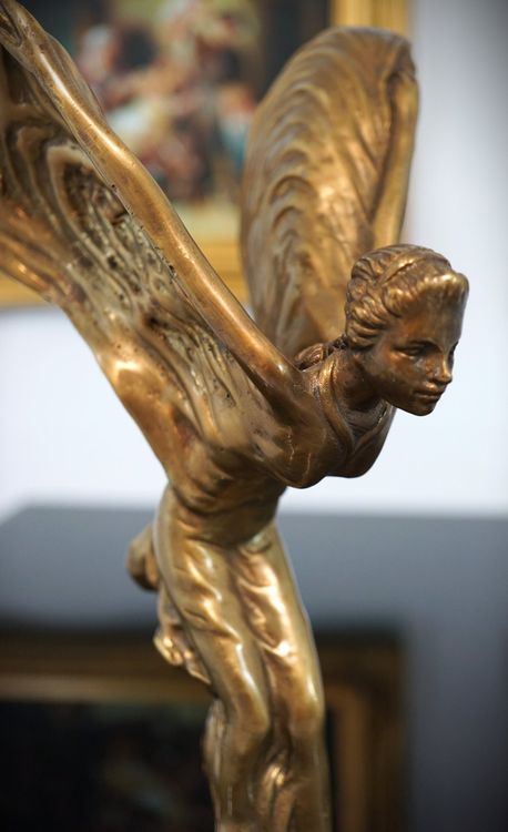 BRONZE EMILY SPIRIT OF ECSTASY ROLLS ROYCE SKULPTUR FIGUR (Gebraucht) in Vettweiß für CHF 303 ...