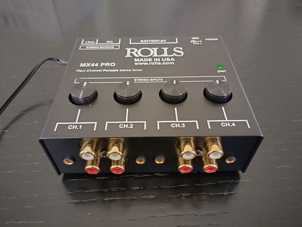 Rolls MX44Pro (4-Kanal Stereo Mixer) | Kaufen auf Ricardo