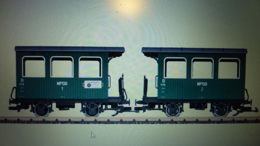 LGB G MPSB DOPPELWAGEN, IN GRÜN (Neu (gemäss Beschreibung)) in Uznach ...