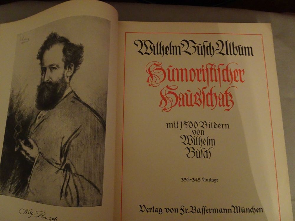 Wilhelm Busch, Album 1924 (Gebraucht) in Vitznau für CHF 45 – mit ...