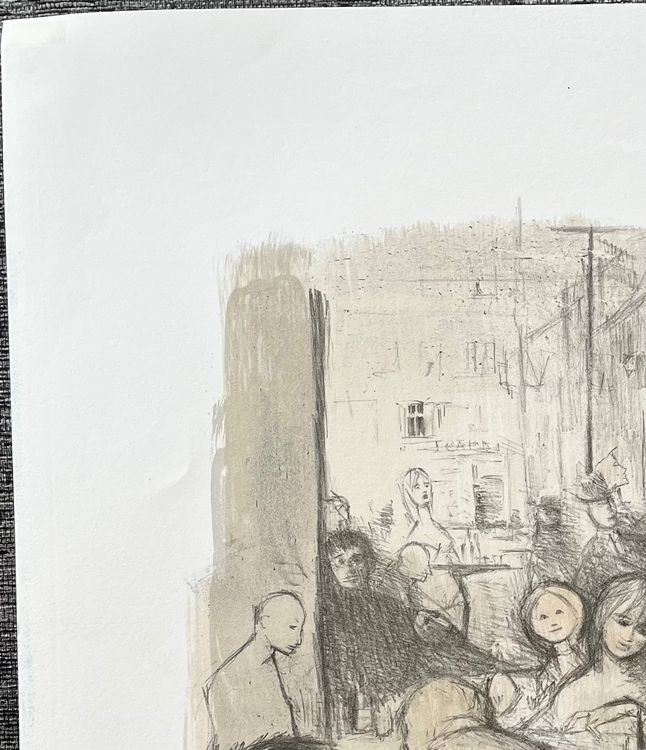 Otto Bachmann (1915-1996) Grosse Lithographie Handsigniert (Gebraucht ...