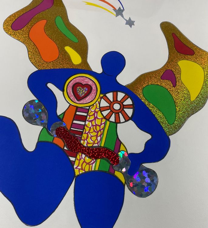 Niki De Saint Phalle Collage Lithographie Handsigniert | Kaufen auf Ricardo