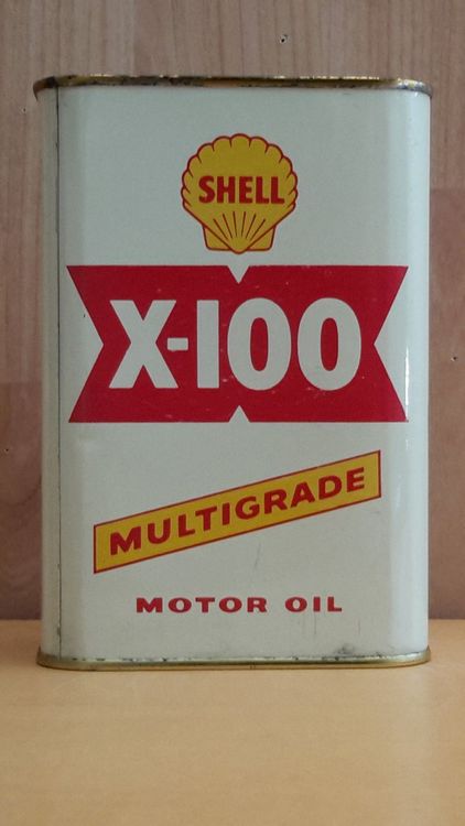 SHELL, X-100, MOTOR OIL, um 1960,Vintage | Kaufen auf Ricardo