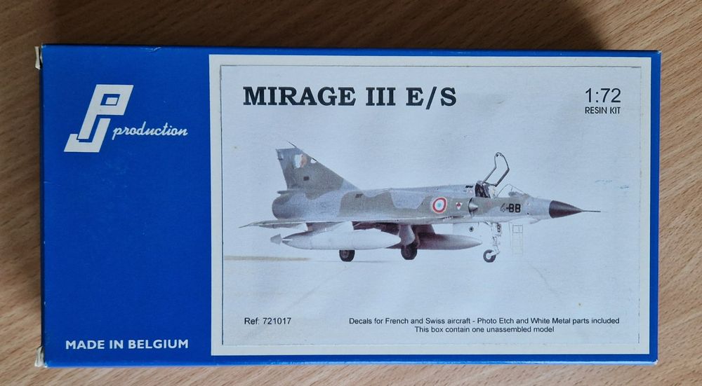PJ Production Swiss Mirage III E/S 1:72 Resin neu (Neu und ...