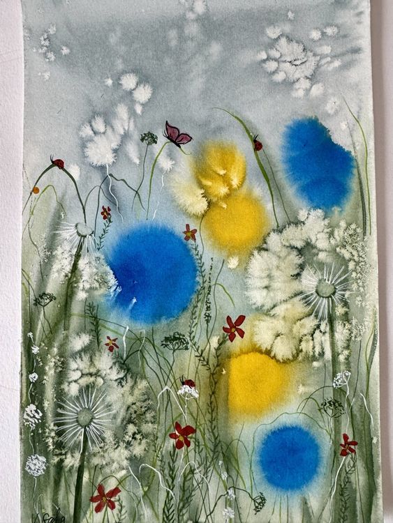Aquarell "Sommer,,handgemalt, Unikat (Gebraucht) in Lanzenhäusern für CHF 30 – mit Lieferung auf ...