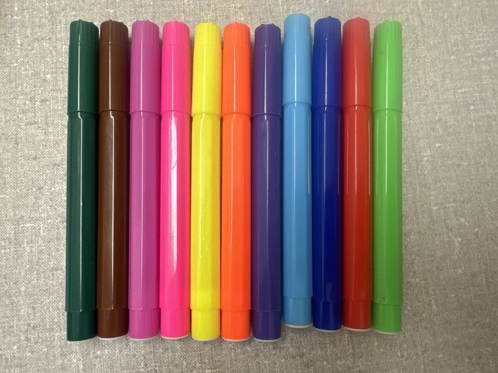 12 Buntstifte Filzstifte Malen Basteln Schule Kin (Neu (gemäss ...