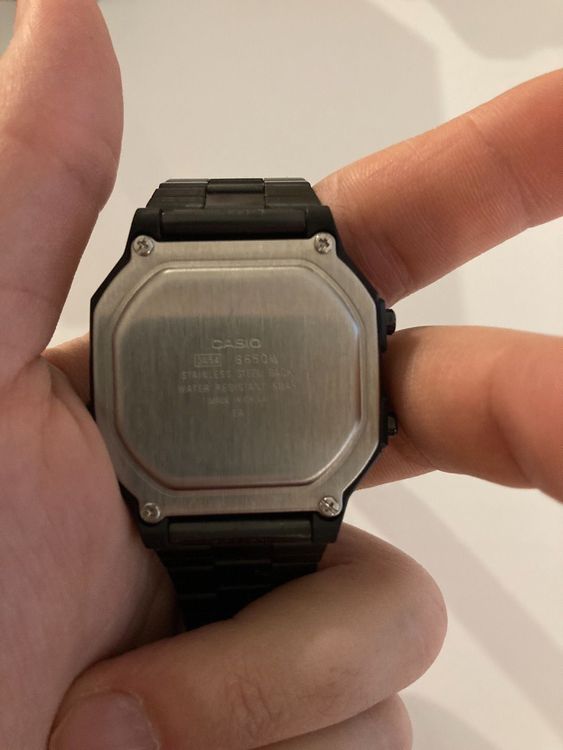 CASIO Armbanduhr schwarz Typ 3454 8650W (Gebraucht) in Zürich für CHF ...