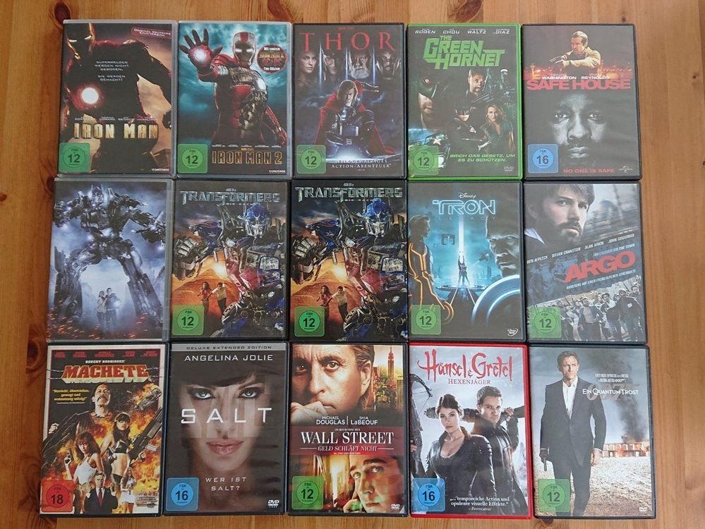 70 DVD's und 1 Serie auf DVD | Kaufen auf Ricardo