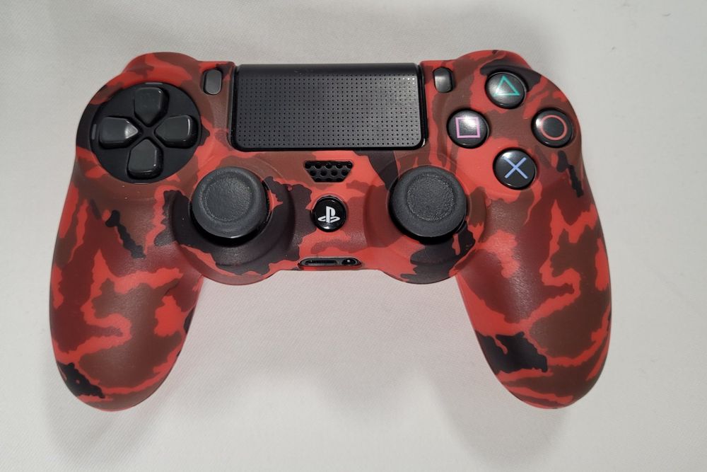 Playstation 4 Controller- Camouflage rot (Original) (Gebraucht) in ...
