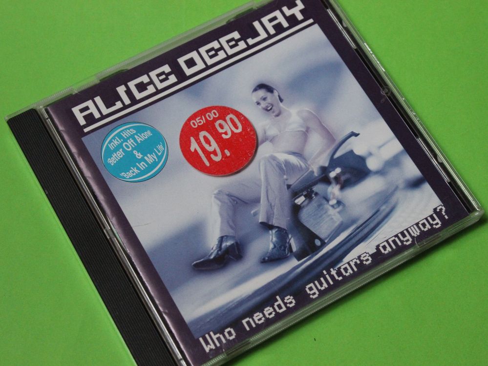 ALICE DEEJAY - WHO NEEDS GUITARS ANYWAY? CD 2000 Guter Zust. | Kaufen ...