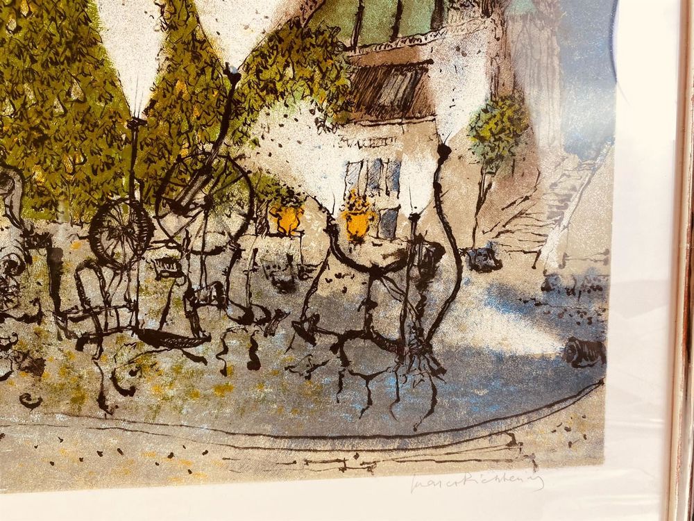 Marco Richterich Org. Litho Sig. um 1929 (Gebraucht) in Neuhausen am Rheinfall für CHF 100 – mit ...