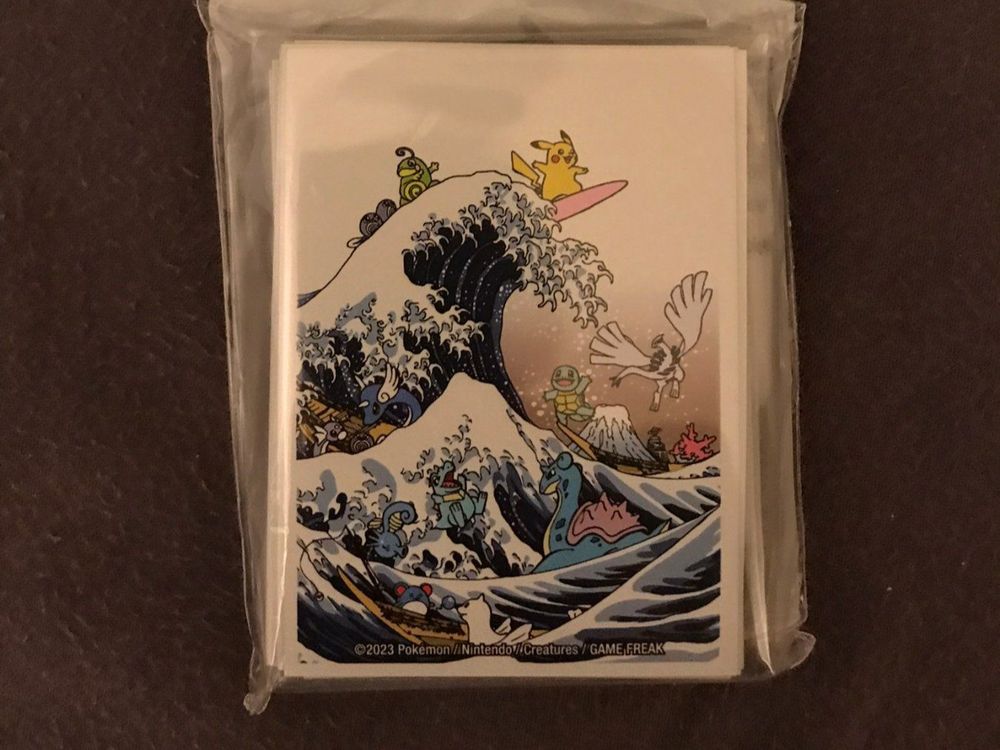 Pokémon Center Great Wave Pikachu Friends Sleeves (Neu und ...