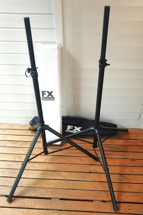 NEU 1 Paar Boxenständer FX Alu bis 190cm ausziehbar (Neuf avec ...