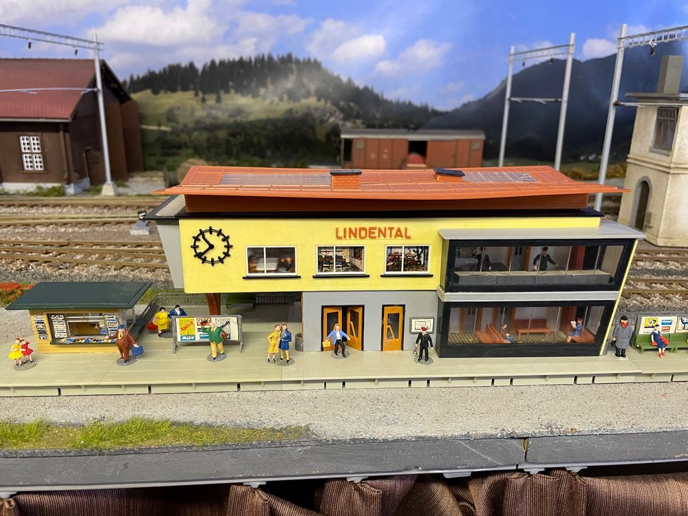 Faller HO Bahnhof LINDENTAL m. Figuren (Gebraucht) in Rorschach für CHF 43 – mit Lieferung auf ...