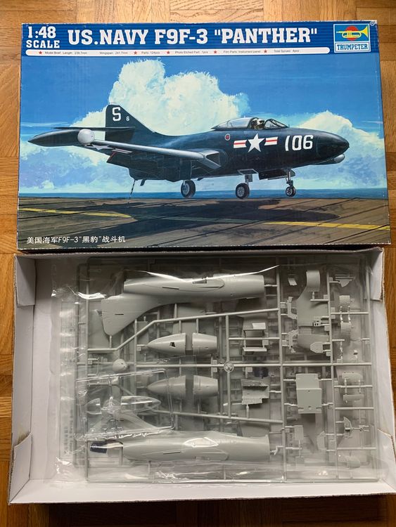 Trumpeter 1/48 F9F-3 Panther | Kaufen auf Ricardo