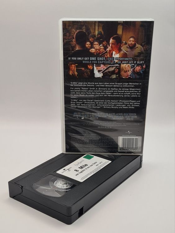 VHS | 8 Mile | Eminem| Kim Basinger | Brittany Murphy (Gebraucht) in ...