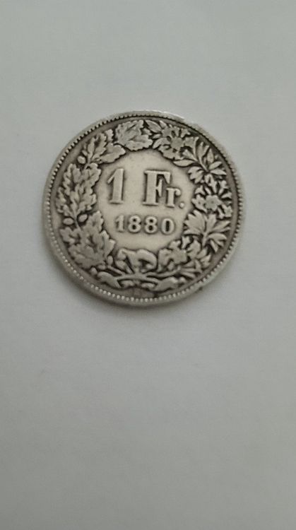Ein Franken 1880 | Kaufen auf Ricardo