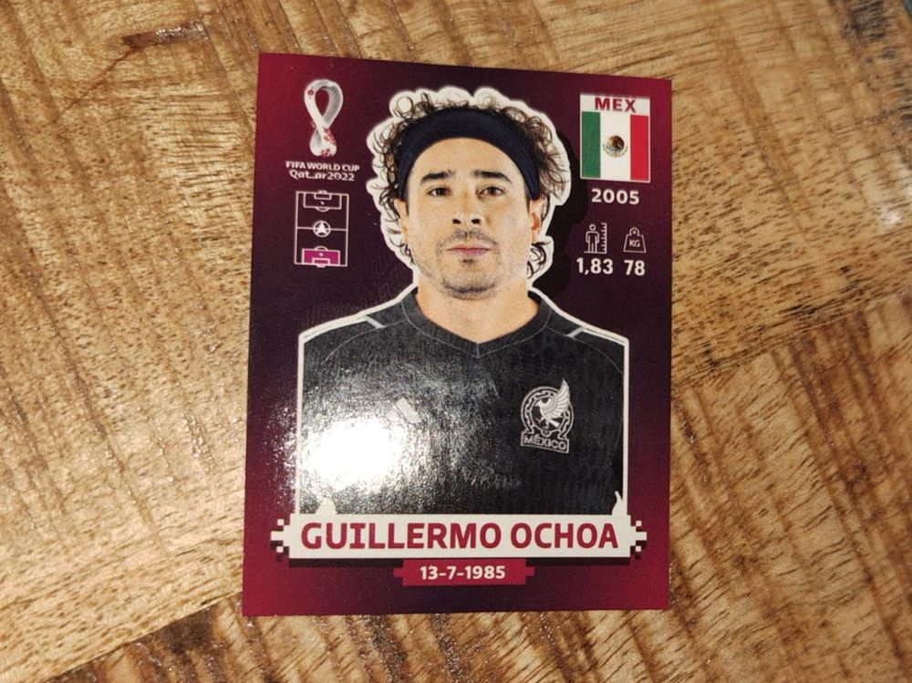 WM 2022 QATAR MEX 3, GUILLERMO OCHOA, PANINI | Kaufen auf Ricardo
