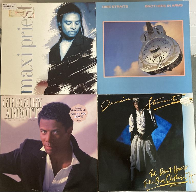 DIRE STRAITS-MAXI PRIEST-GREGORY ABBOTT-JERMAINE STEWART LP (Gebraucht ...