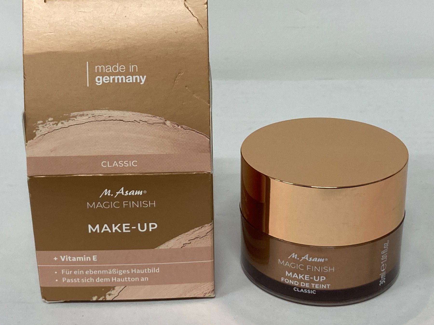 M Asam Magic Finish Make-Up Mousse 4 in 1 Primer Foundation (Neu ...