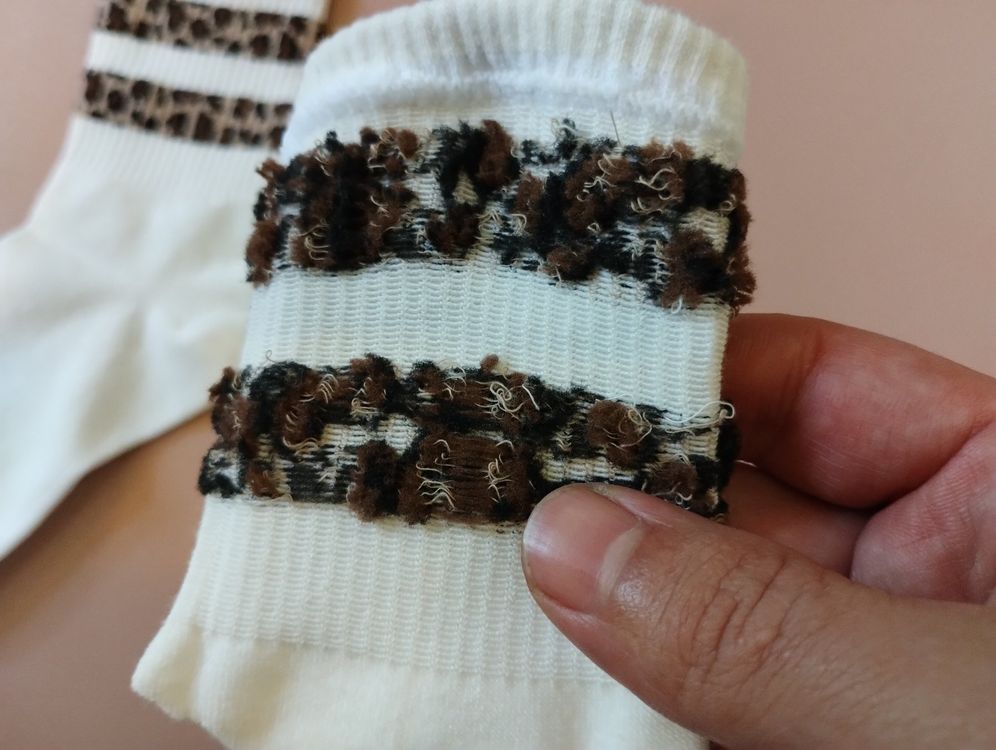 5 Paar Leopardensocken - 5 paires de chaussette Leopard (Neuf avec ...