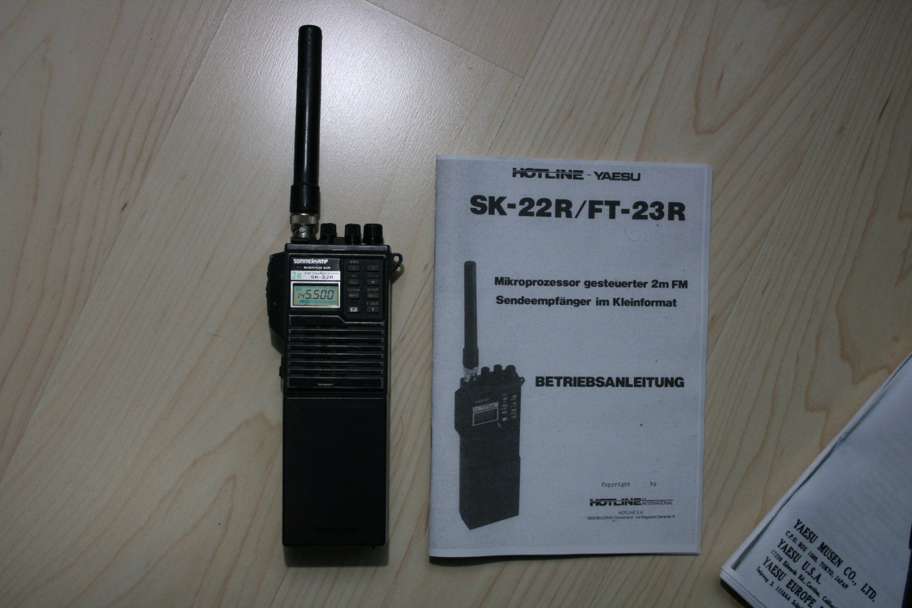 Yaesu FT-23R und Sommerkamp SK-22R, Amateurfunk 2m-/70cm (Defekt) in ...