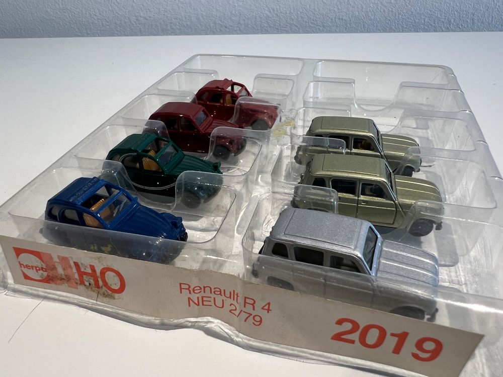 HERPA H0 2019 Renault R4/Citroën 2CV-Set 7 Stück !!! | Kaufen auf Ricardo