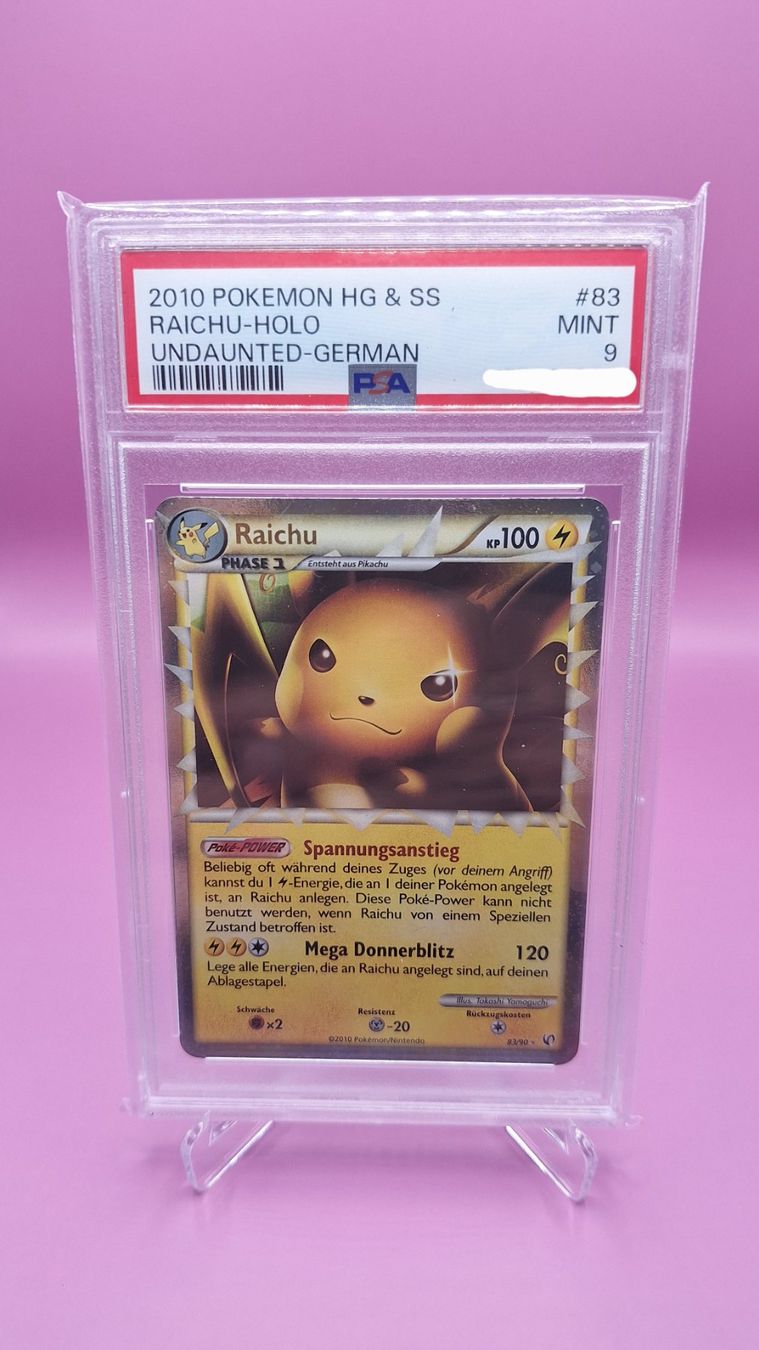 🟡 Raichu Holo PSA 9 🇩🇪 2010 HGSS – selten! (Gebraucht) in Naters für ...