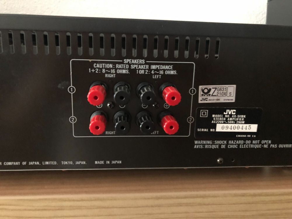 JVC AX-511 Super-A-Stereo Vollverstärker (Gebraucht) in Weinfelden für ...